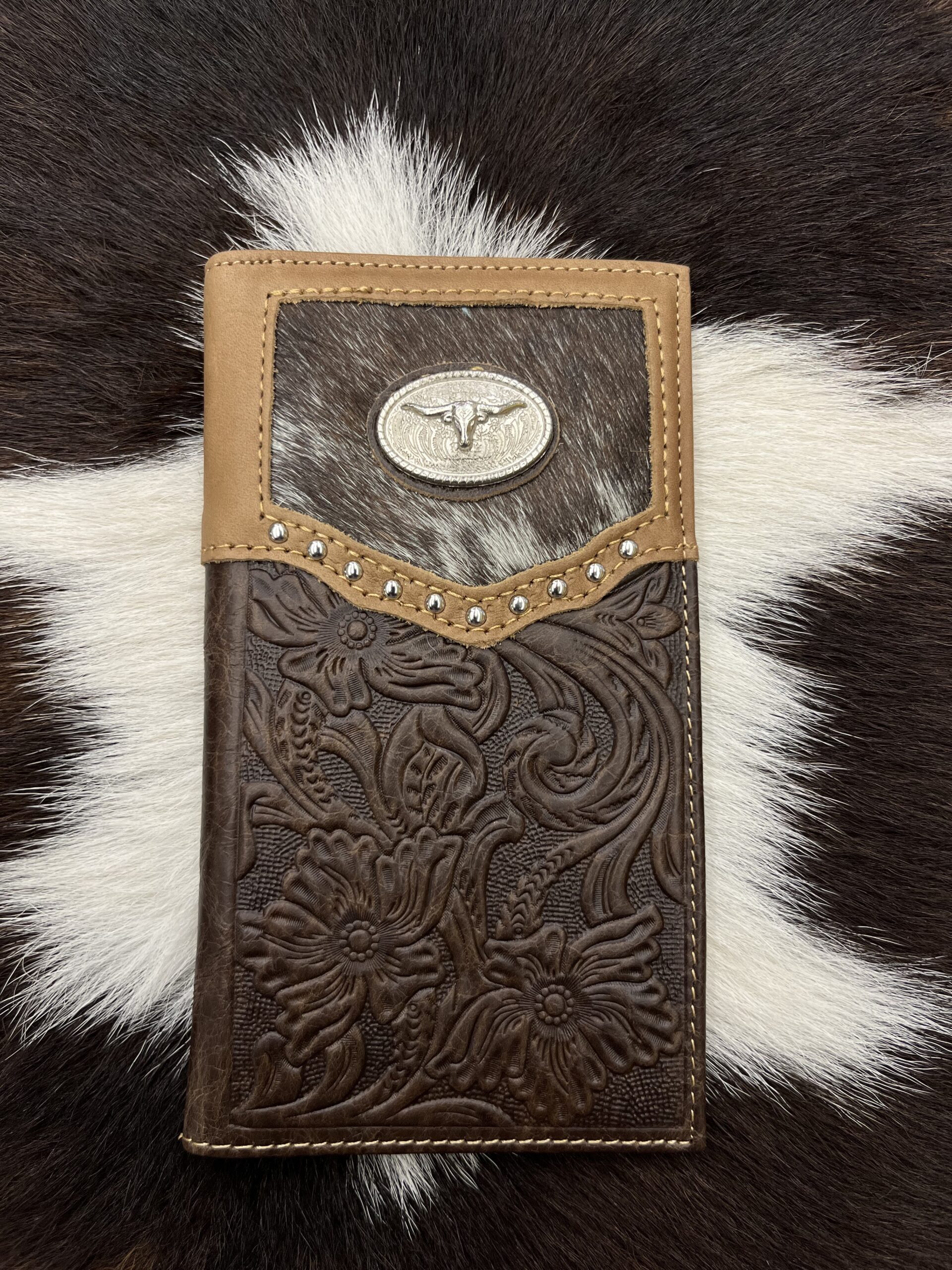 WEST STAR TEXAS WALLET LONGHORN CONCHO-682ACF – El Reparo Boots