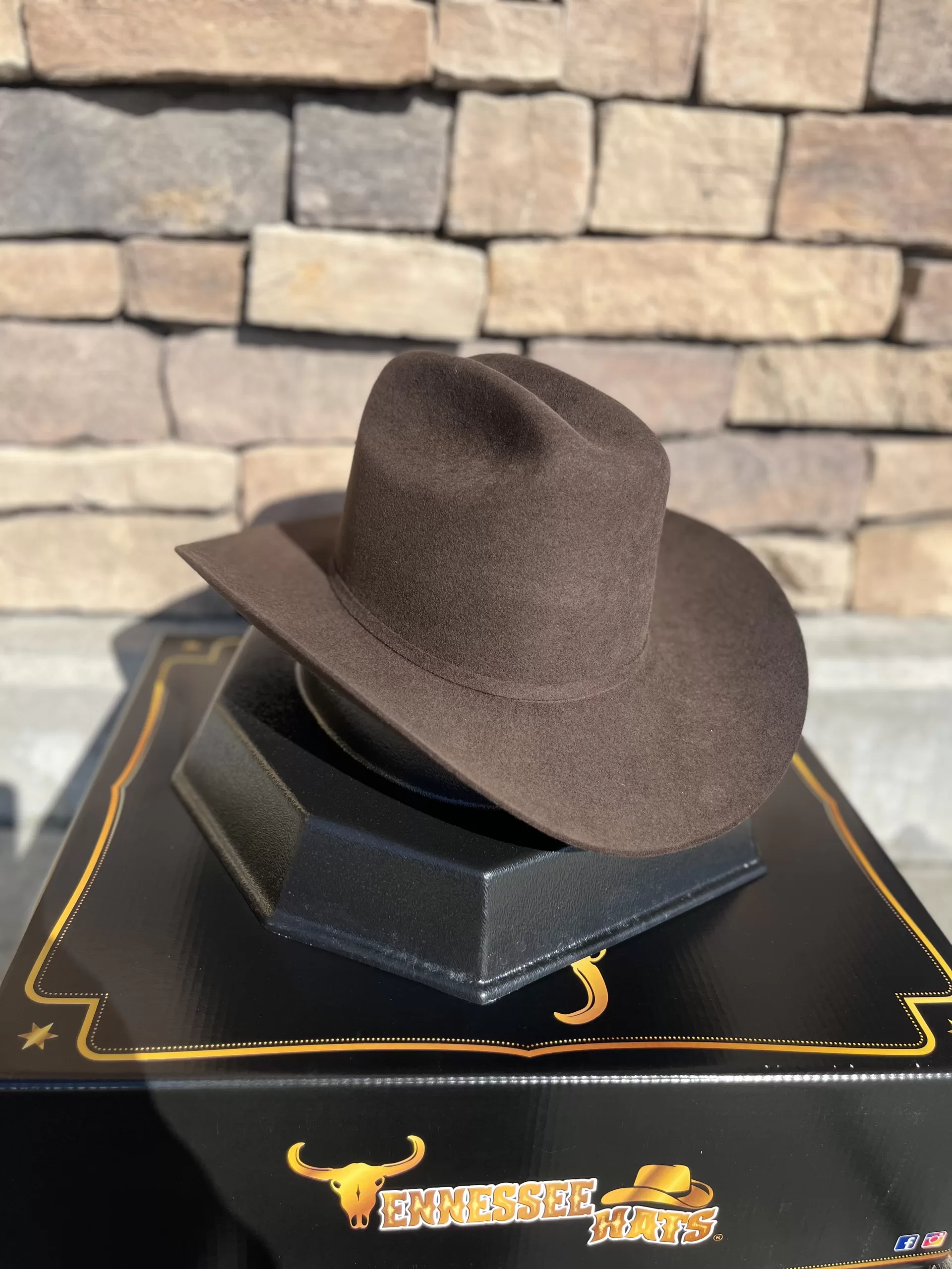 TENNESSEE HATS JULION 100X CHOCOLATE – El Reparo Boots