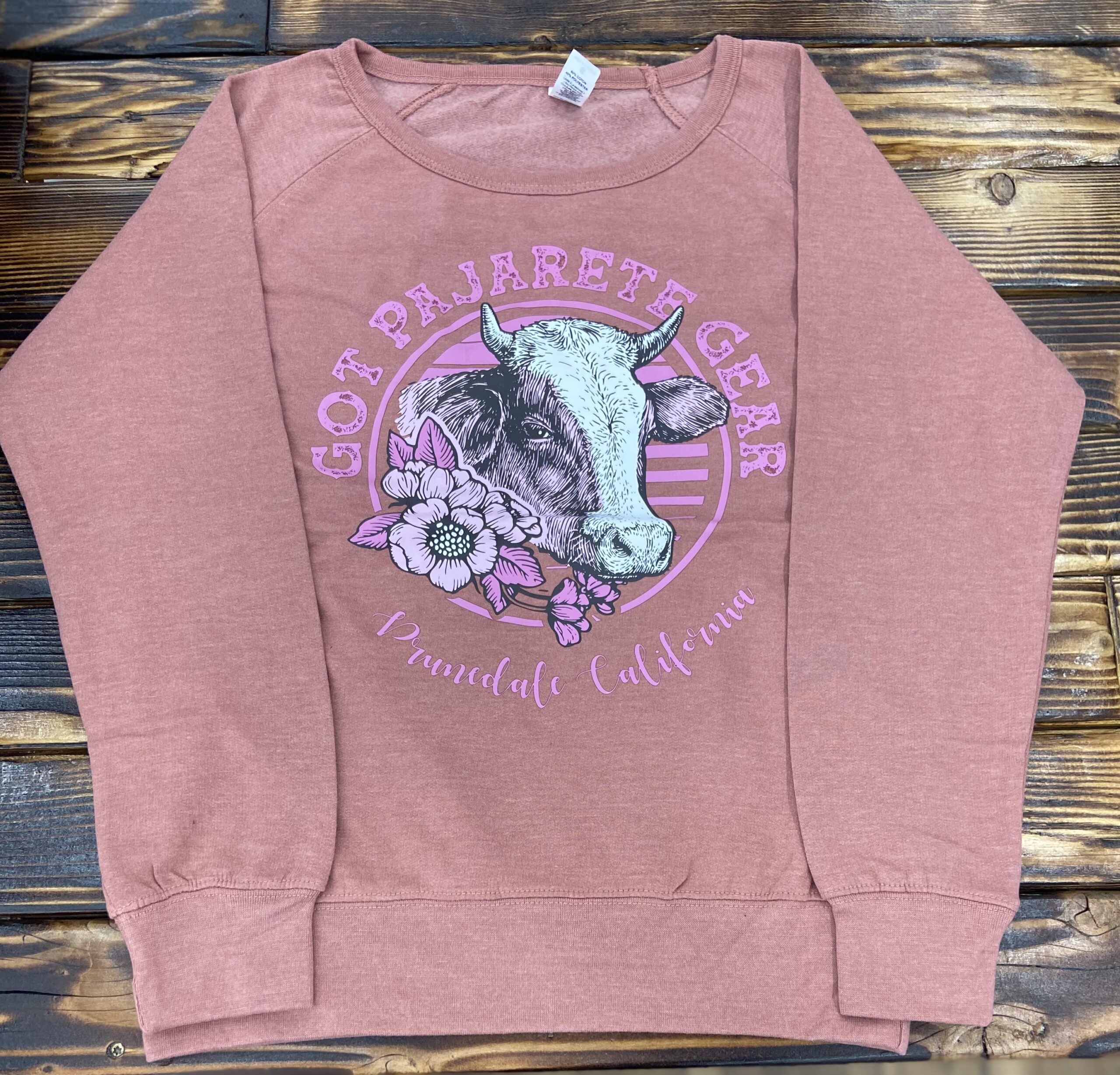 GP WMN CREW NECK PINK – El Reparo Boots