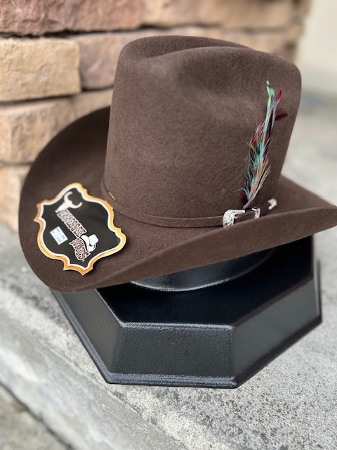 TENNESSEE HATS PATRON 100X CHOCOLATE WOOL – El Reparo Boots